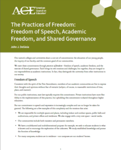 The Practices of Freedom: Freedom of Speech, Academic Freedom, and ...